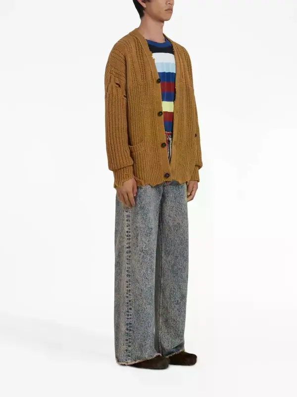 Marni Striped Cotton T-shirt