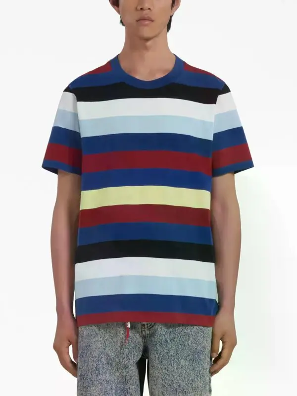 Marni Striped Cotton T-shirt