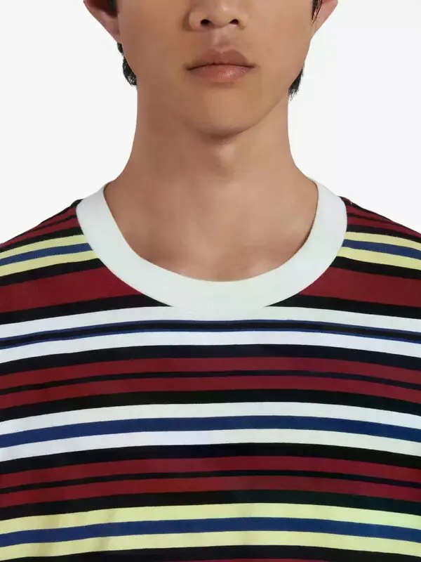 Marni Striped Cotton T-shirt