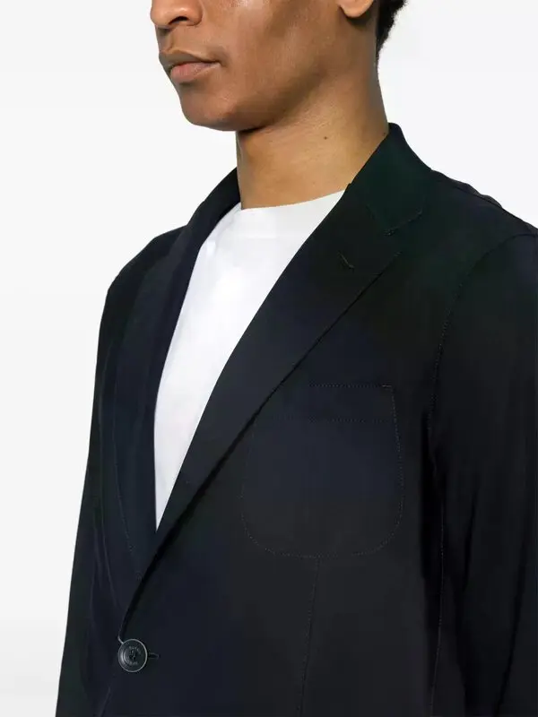 Herno Single-breasted Blazer - Blue