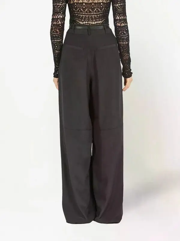 FERRAGAMO Belted Palazzo Trousers