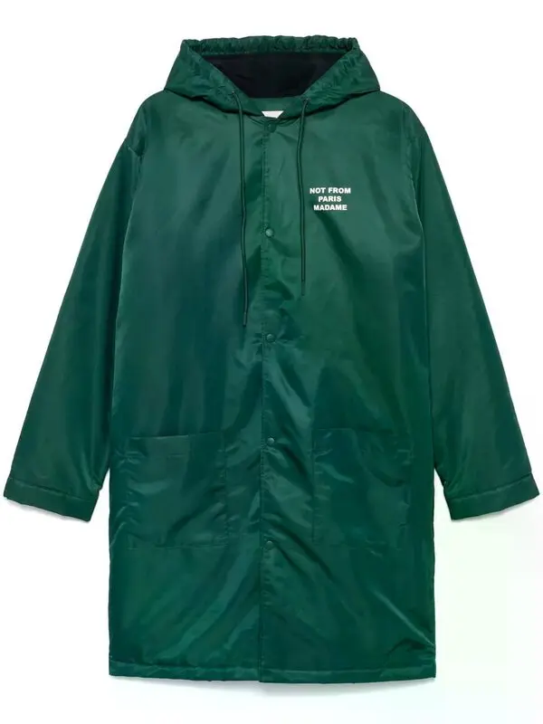 Drole De Monsieur La Parka Slogan Coat