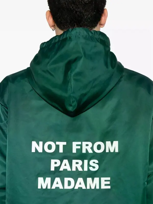 Drole De Monsieur La Parka Slogan Coat