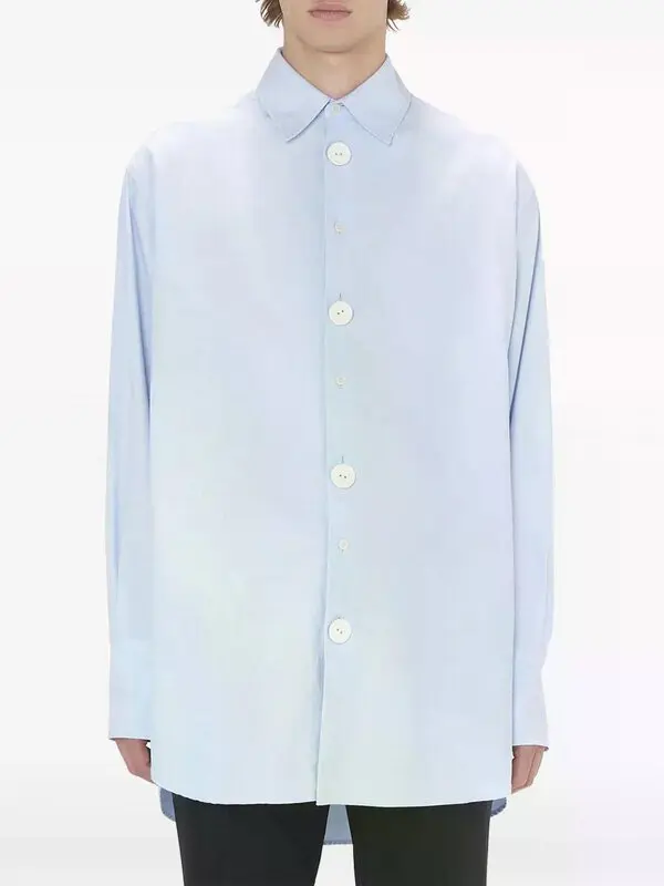JW Anderson Anchor-embroidered Cotton Shirt