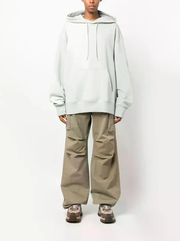 Y3 Logo-patch Organic Cotton Hoodie