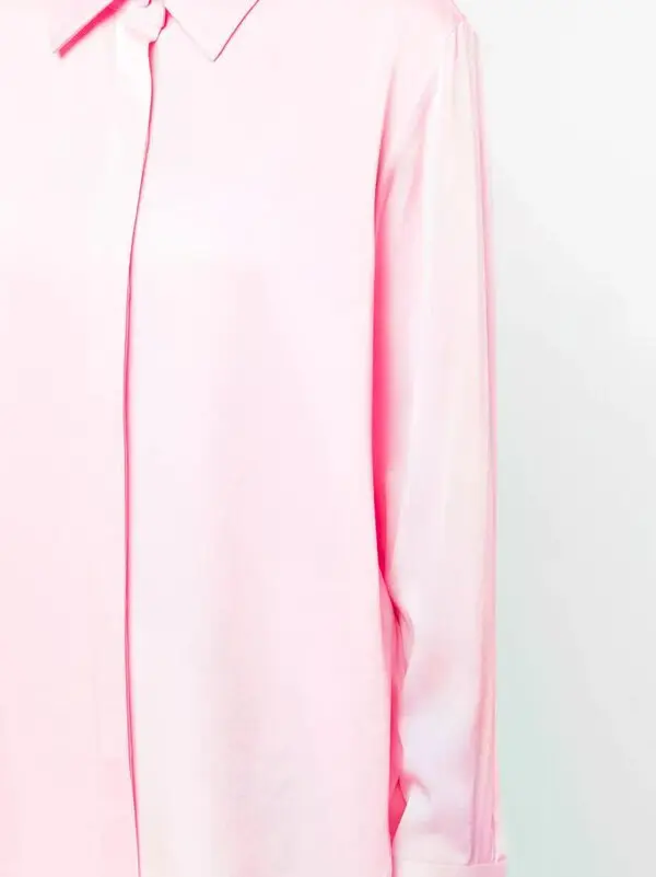 Alex Perry Satin Button-down Shirt