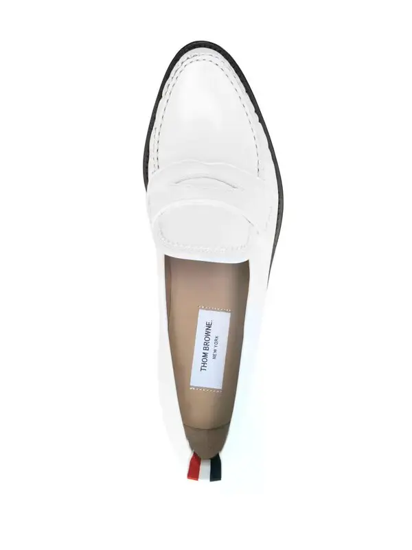 Thom Browne Penny-slot Rwb Loafers