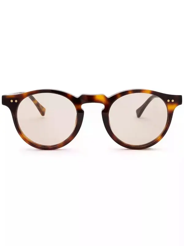 NIALAYA JEWELRY Malibu Round-frame Sunglasses - Brown