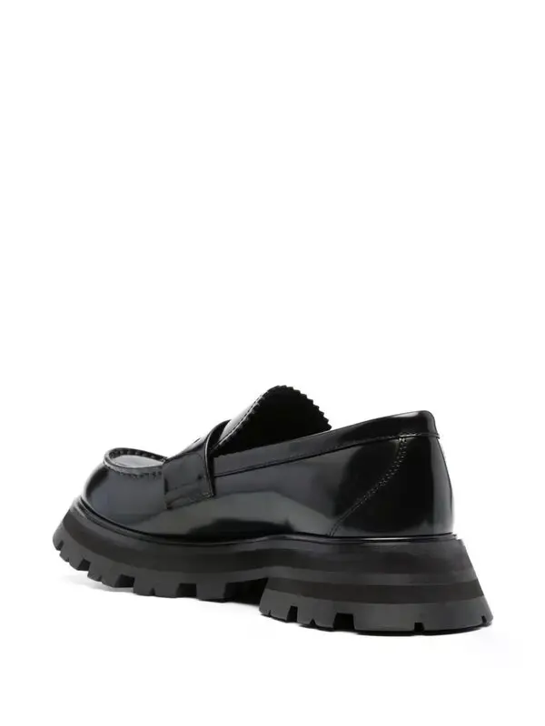 Alexander McQueen Lug-sole Penny Loafers