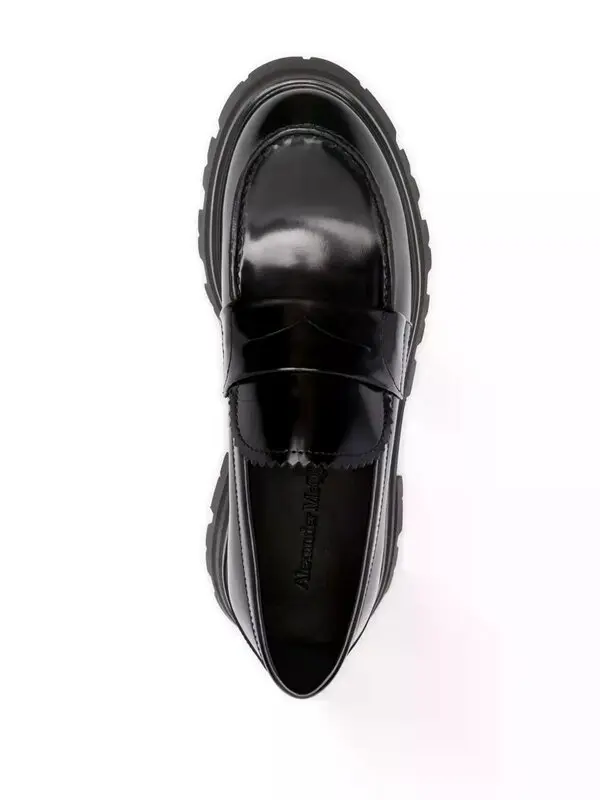 Alexander McQueen Lug-sole Penny Loafers