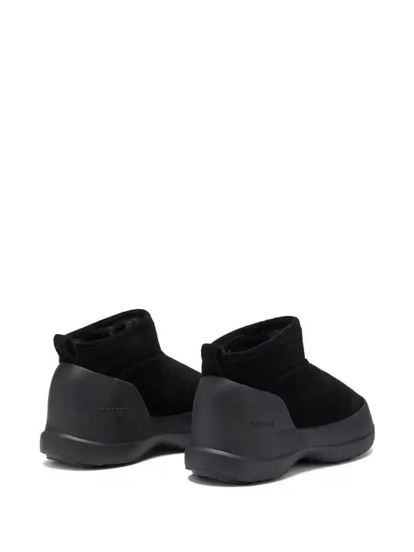 Moon Boot Luna Logo-print Boots - Black