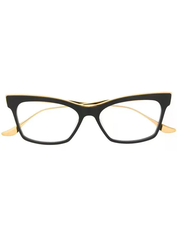 Dita Cat-eye Glass Frames - Black