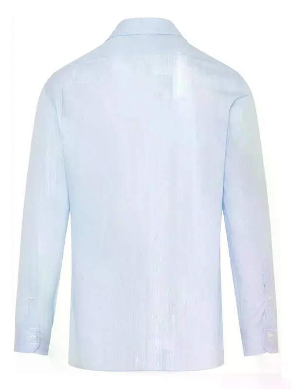 BARBA NAPOLI Micro-stripe Shirt