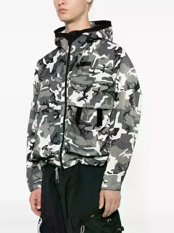 MOSTLY HEARD RARELY SEEN Camouflage-print Logo-embroidered Jacket