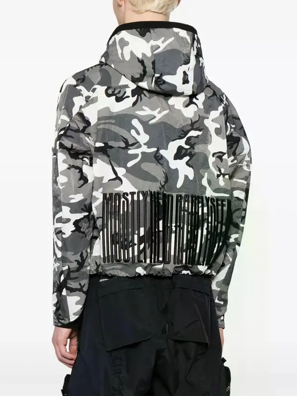 MOSTLY HEARD RARELY SEEN Camouflage-print Logo-embroidered Jacket