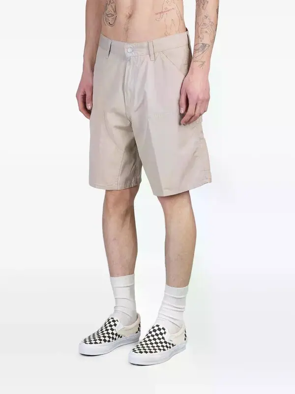 Carhartt Work In Progress Cotton Bermuda Shorts - Neutrals