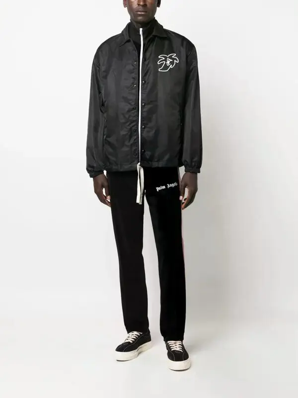 Palm Angels Logo-patch Lightweight Jacket