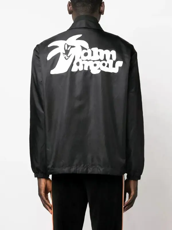 Palm Angels Logo-patch Lightweight Jacket