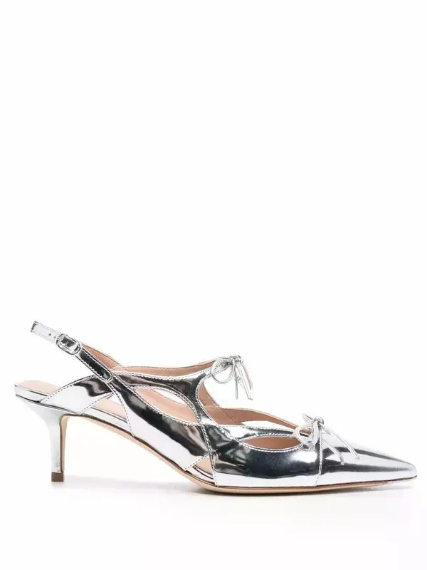 SCAROSSO X Paula Cademartori Cinderella Leather Pumps