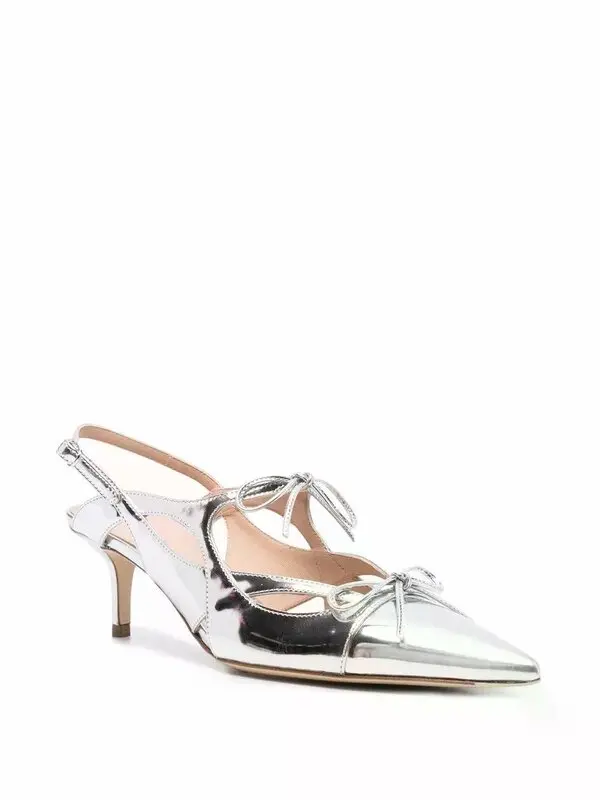 SCAROSSO X Paula Cademartori Cinderella Leather Pumps