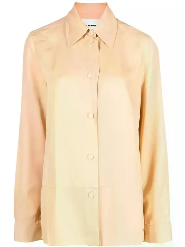 JIL SANDER Classic Collar Buttoned Blouse