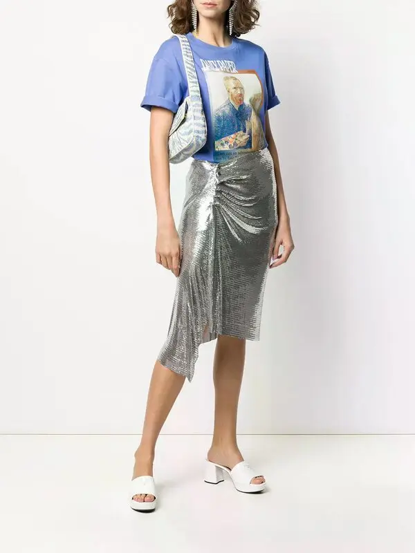 Rabanne Chainmail Ruched Skirt
