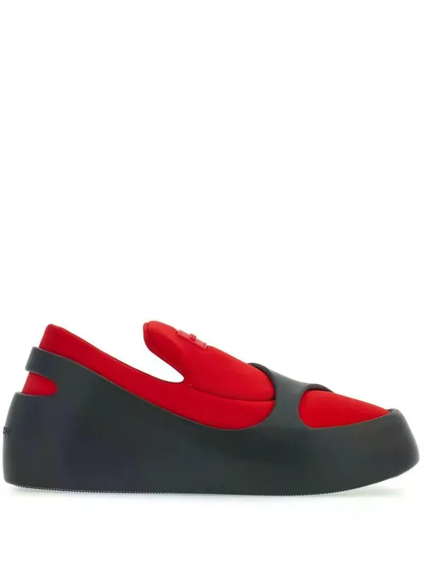 FERRAGAMO Hybrid Logo-patch Panelled Sneakers
