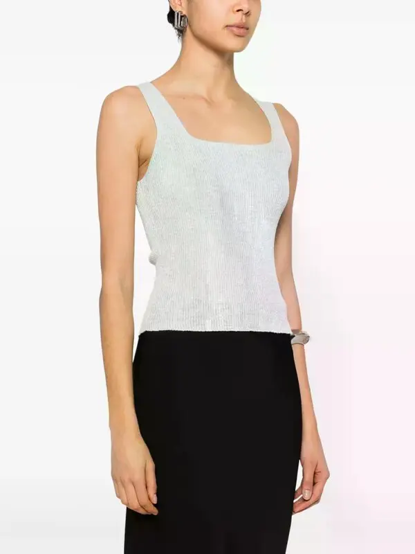 TWINSET Ribbed-knit Tank Top - Green