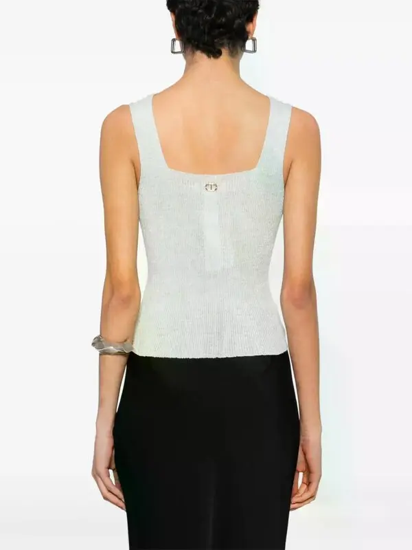 TWINSET Ribbed-knit Tank Top - Green