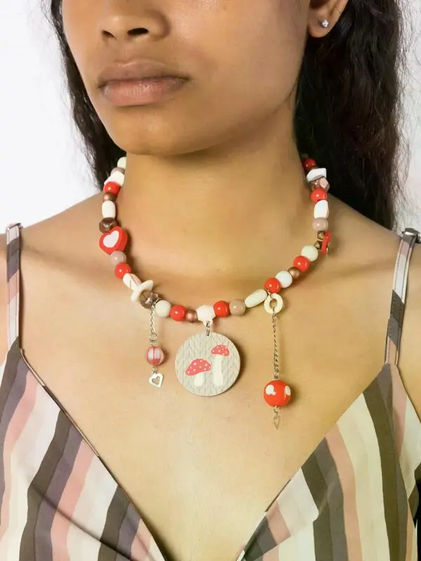 AMIR SLAMA Mushroom-pendant Necklace