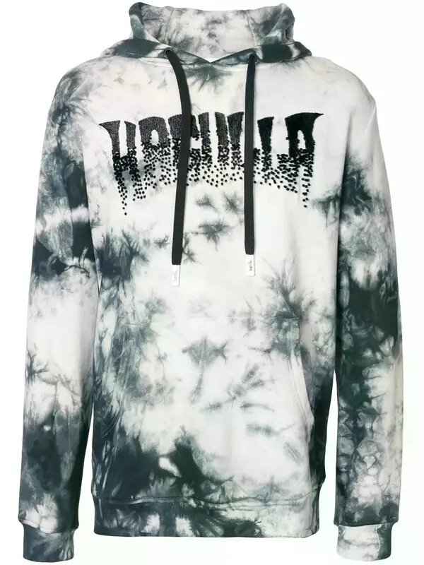 HACULLA. Logo Print Hoodie - Grey