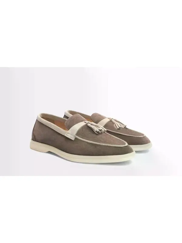 SCAROSSO Leandra Suede Loafers