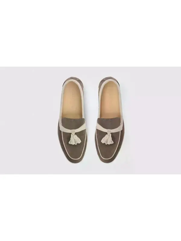 SCAROSSO Leandra Suede Loafers