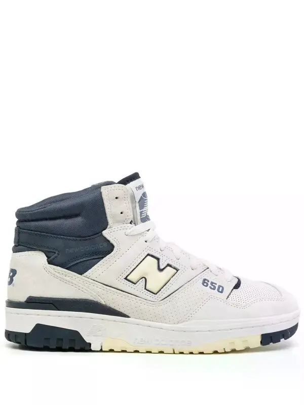 NEW BALANCE 650 High-top Sneakers - White