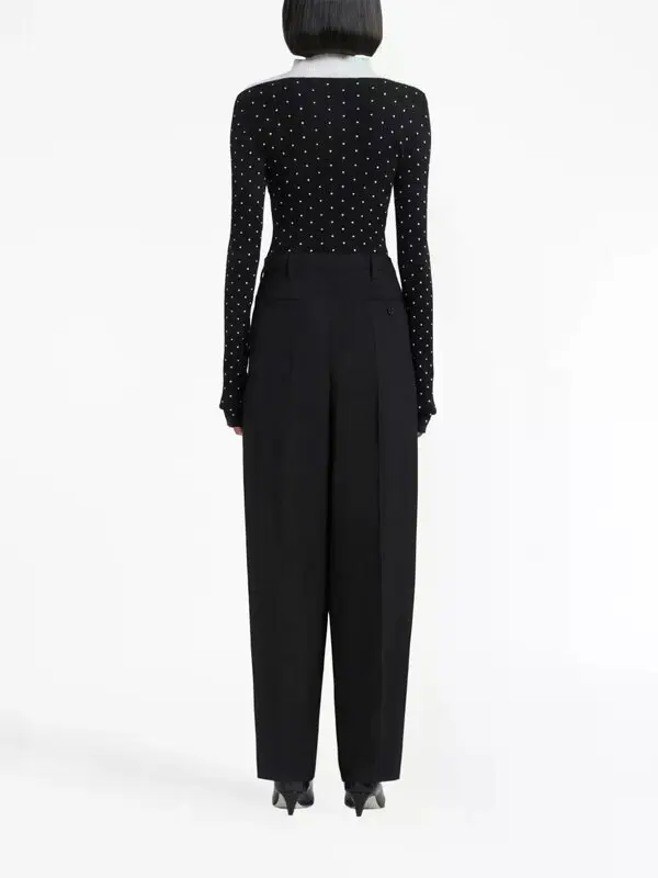 Marni Tropical Tailored Wool Trousers