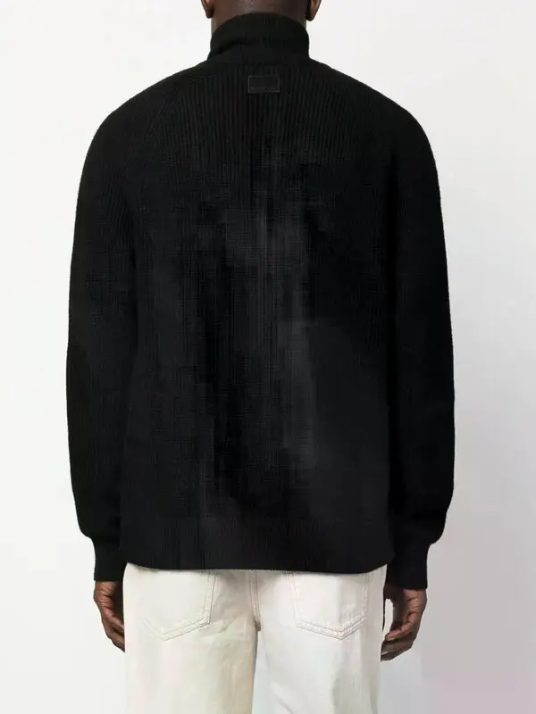 MARANT Benett Zip-up Cardigan - Black
