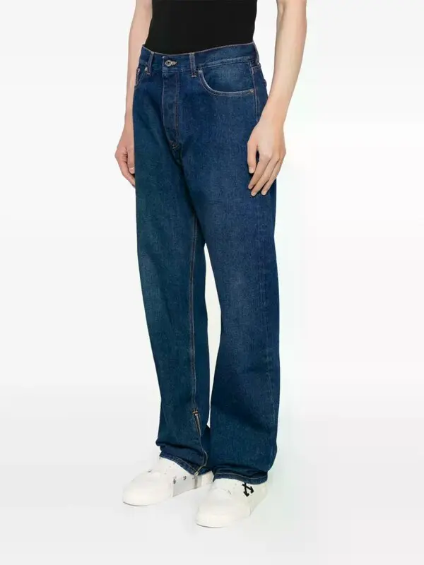 Off-White Wide-leg Jeans - Blue