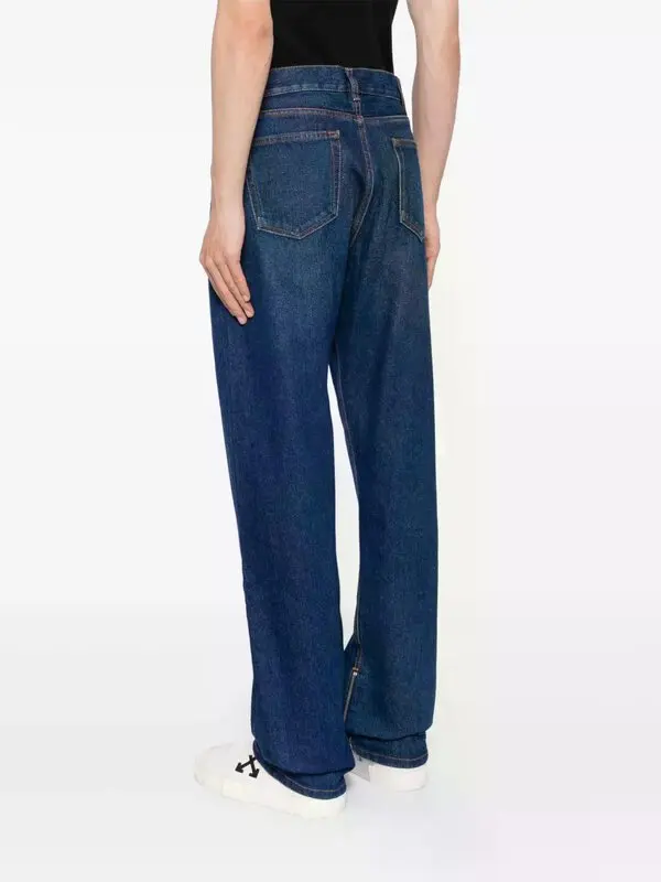 Off-White Wide-leg Jeans - Blue