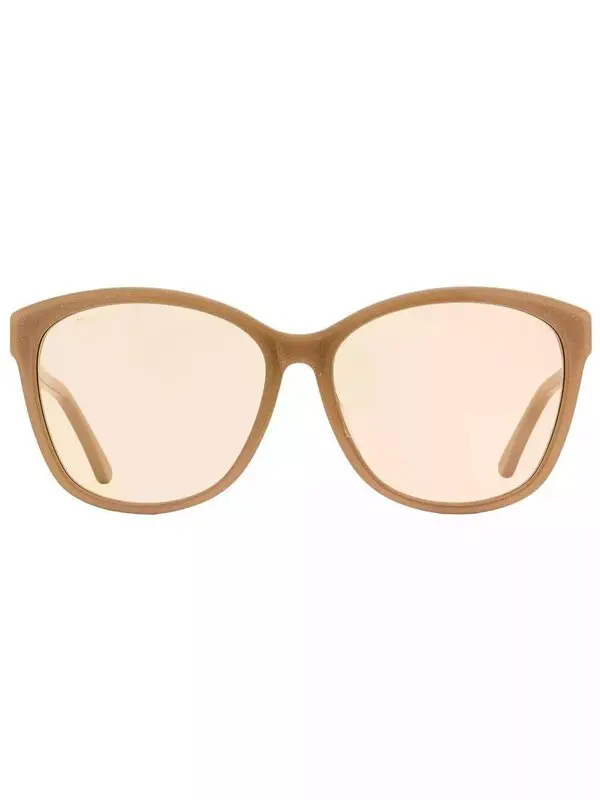 JIMMY CHOO Lidie Butterfly Sunglasses - Neutrals