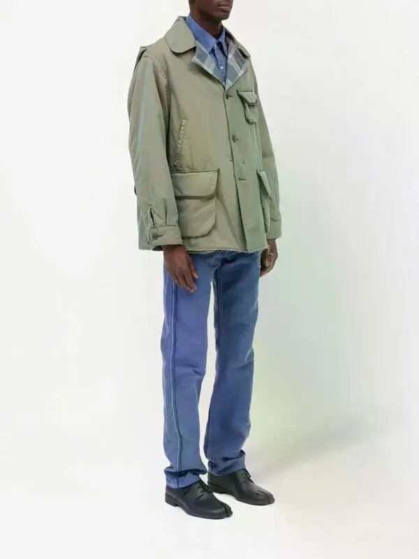 MAISON MARGIELA Distressed Cotton Shirt Jacket