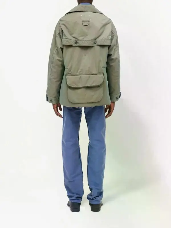 MAISON MARGIELA Distressed Cotton Shirt Jacket