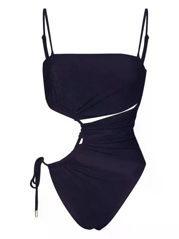 Cult Gaia Allegra Cut-out Swimsuit - Blue