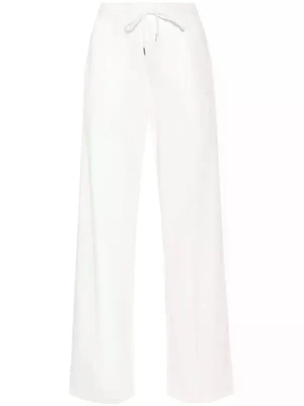 P.a.r.o.s.h Logo-embroidered Straight Trousers