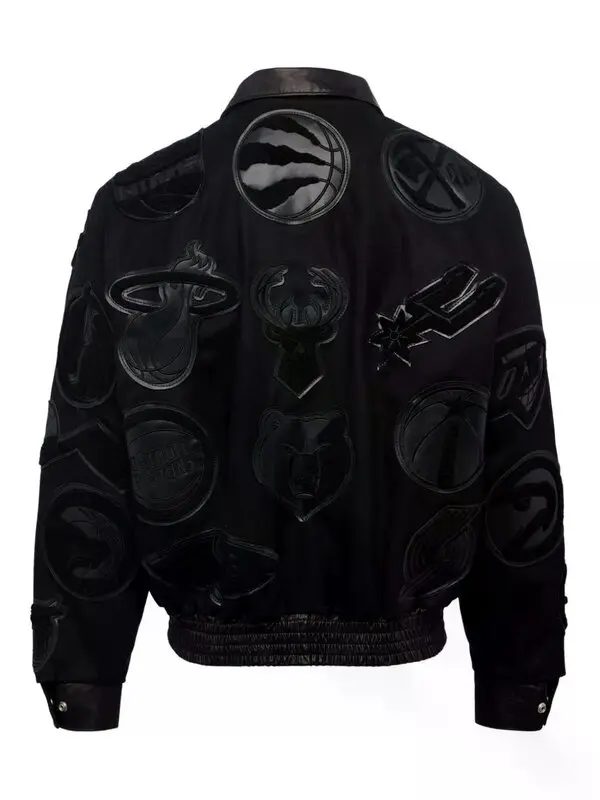 JEFF HAMILTON Nba Collage Jacket - Black