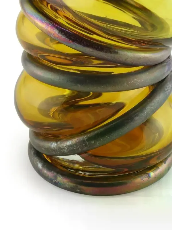 VANESSA MITRANI Chain Ring Glass Vase - Yellow