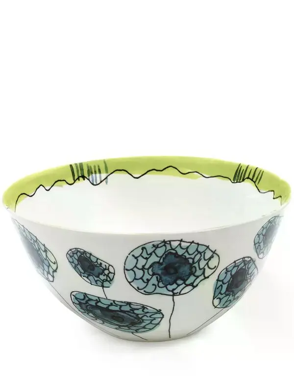 SERAX X Marni Midnight Flowers Serving Bowl - White