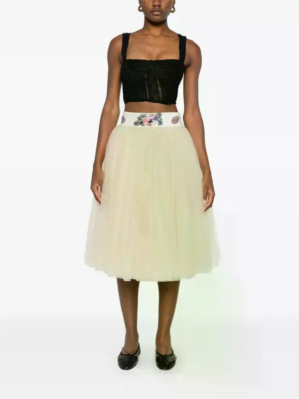 BODE Sunset Lily Midi Skirt