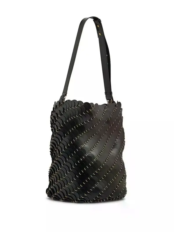 Rabanne Pacoïo Leather Bucket Bag
