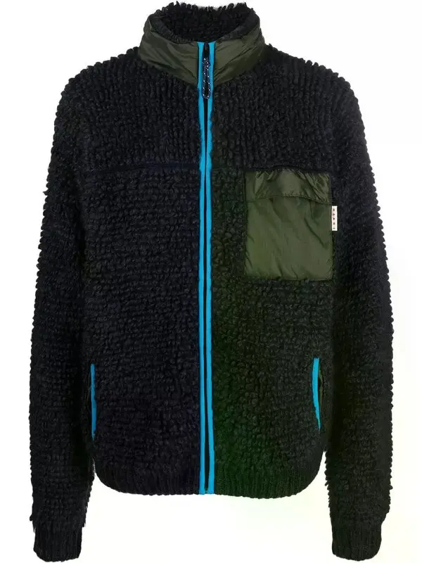 Marni Knitted Zip-up Cardigan