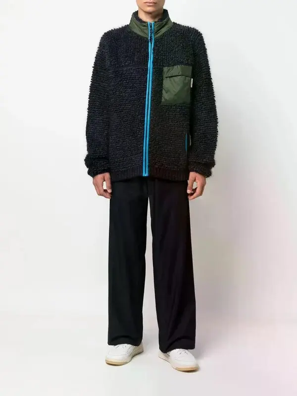 Marni Knitted Zip-up Cardigan